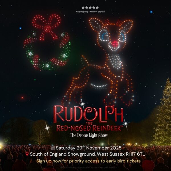 ‘Rudolph the Red-Nosed Reindeer’ Spectacular Drone Light Show - South ...